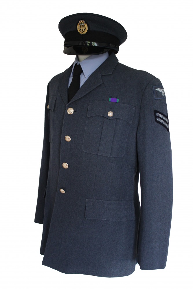 Mens 1940s Wartime Raf Uniform Jacket Chest 44 Complete Costumes